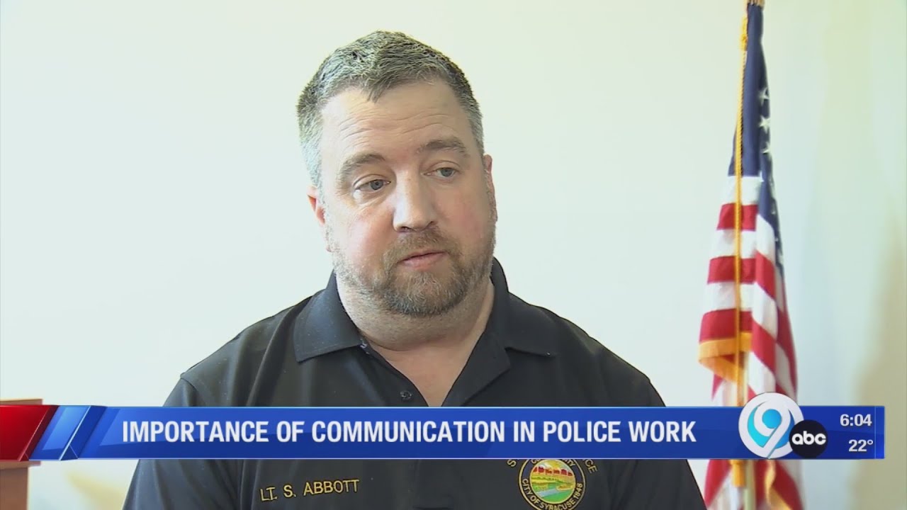 Importance of communication in police work - YouTube