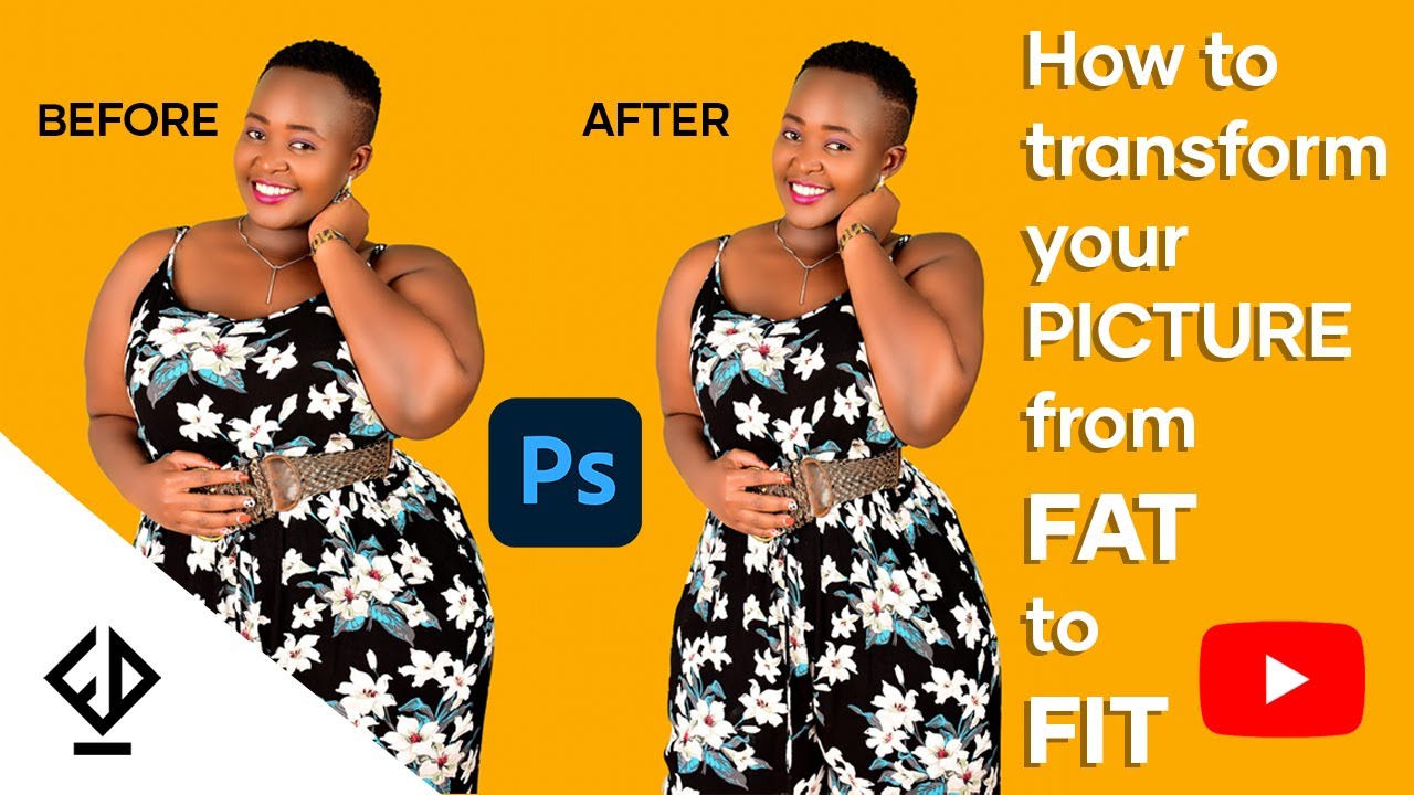 HOW TO TRANSFORM YOUR PICTURE FROM FAT TO FIT USING ADOBE PHOTOSHOP ...