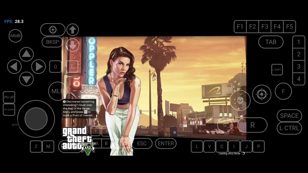 GTA 5 android winlator low end device - YouTube