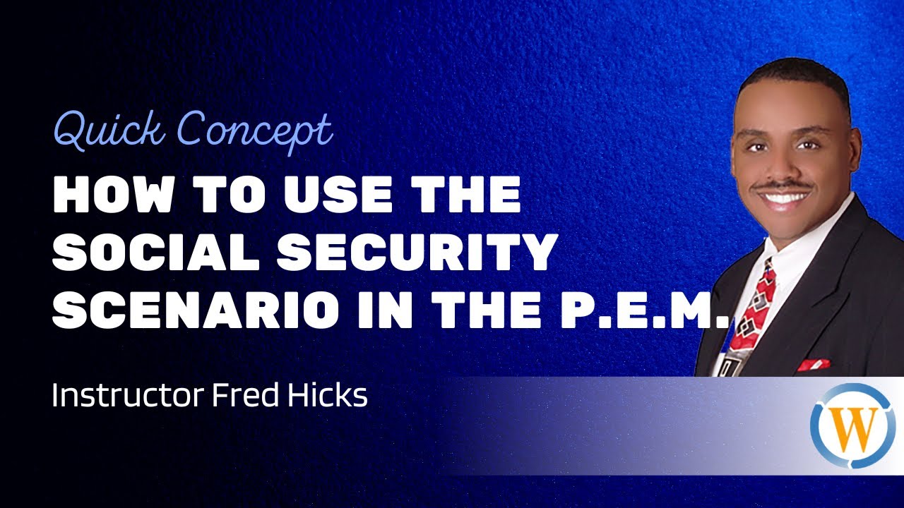 How to Use the Social Security Scenario in the Personal Economic Model ...