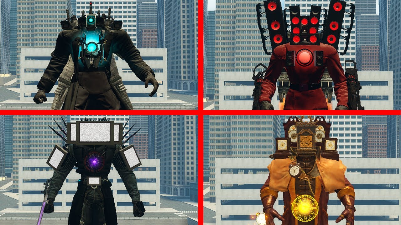EVOLUTION OF NEW ALL UPGRADED TITAN VS ALL SKIBIDI TOILET BOSSES In ...