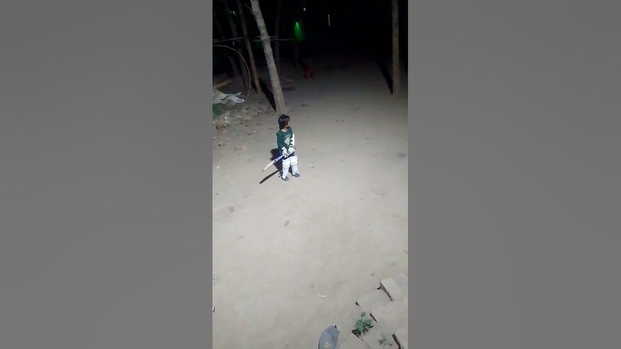 tittle girl practice in night - YouTube