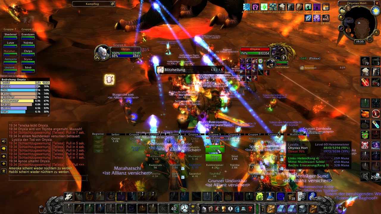 World Of Warcraft Classic Ony Kill Lakeshire Youtube