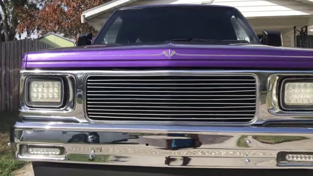 My 1992 GMC s15 Lowrider! Dancing bed Mini Truck! (full walk around ...