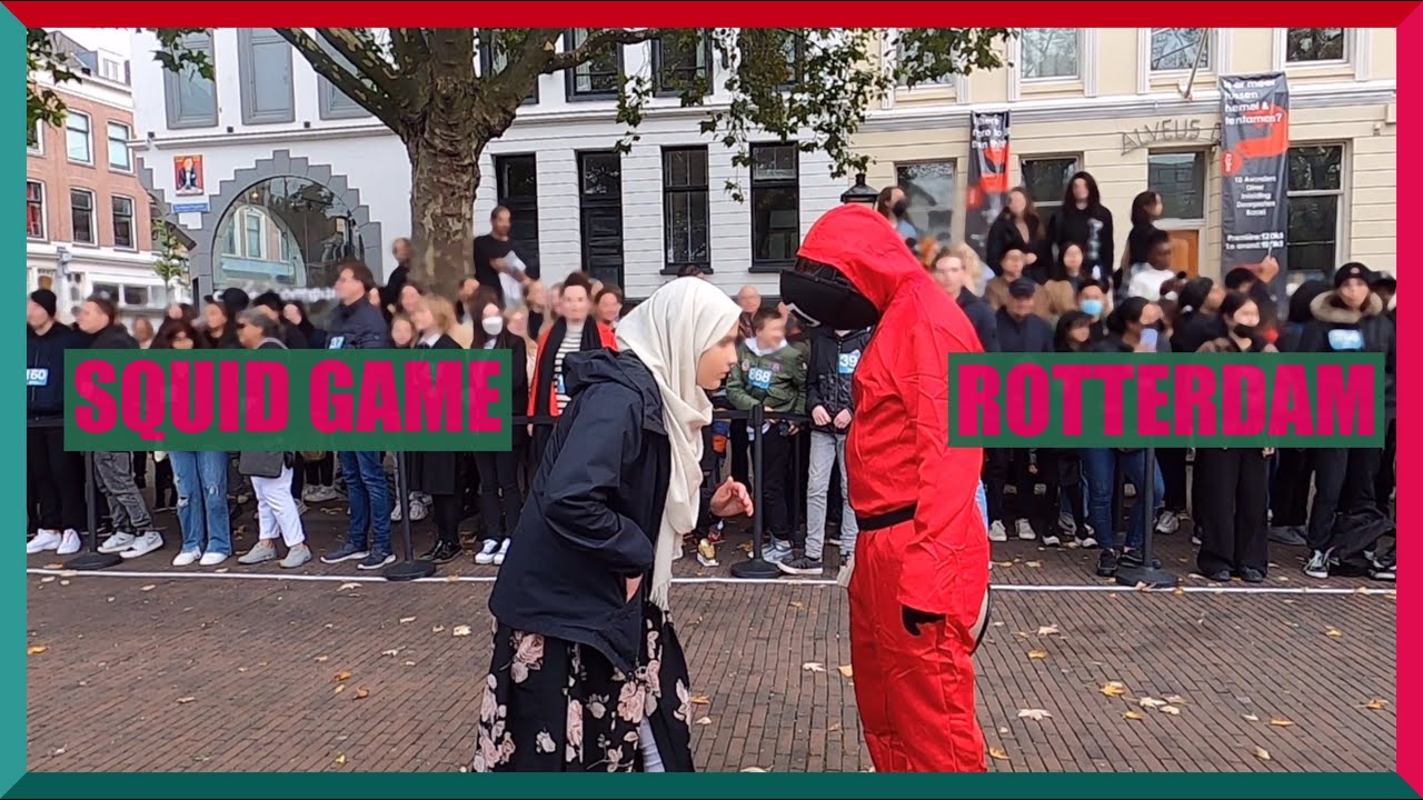 Squid Game in Rotterdam, the Netherlands (Part 2) - YouTube