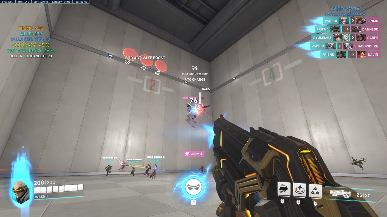 Soldier 76 Aiming 1 - Overwatch on HSK Pro Ace - YouTube