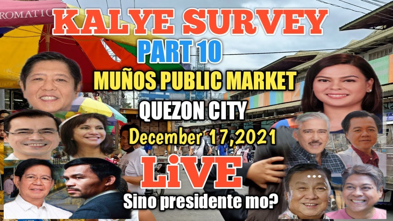 KALYE SURVEY PART 10 MUÑOZ PUBLIC MARKET QUEZON CITY - YouTube