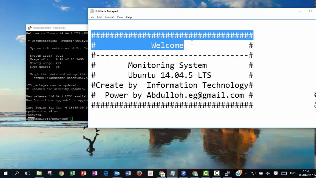 How To Customize Ubuntu Message - YouTube