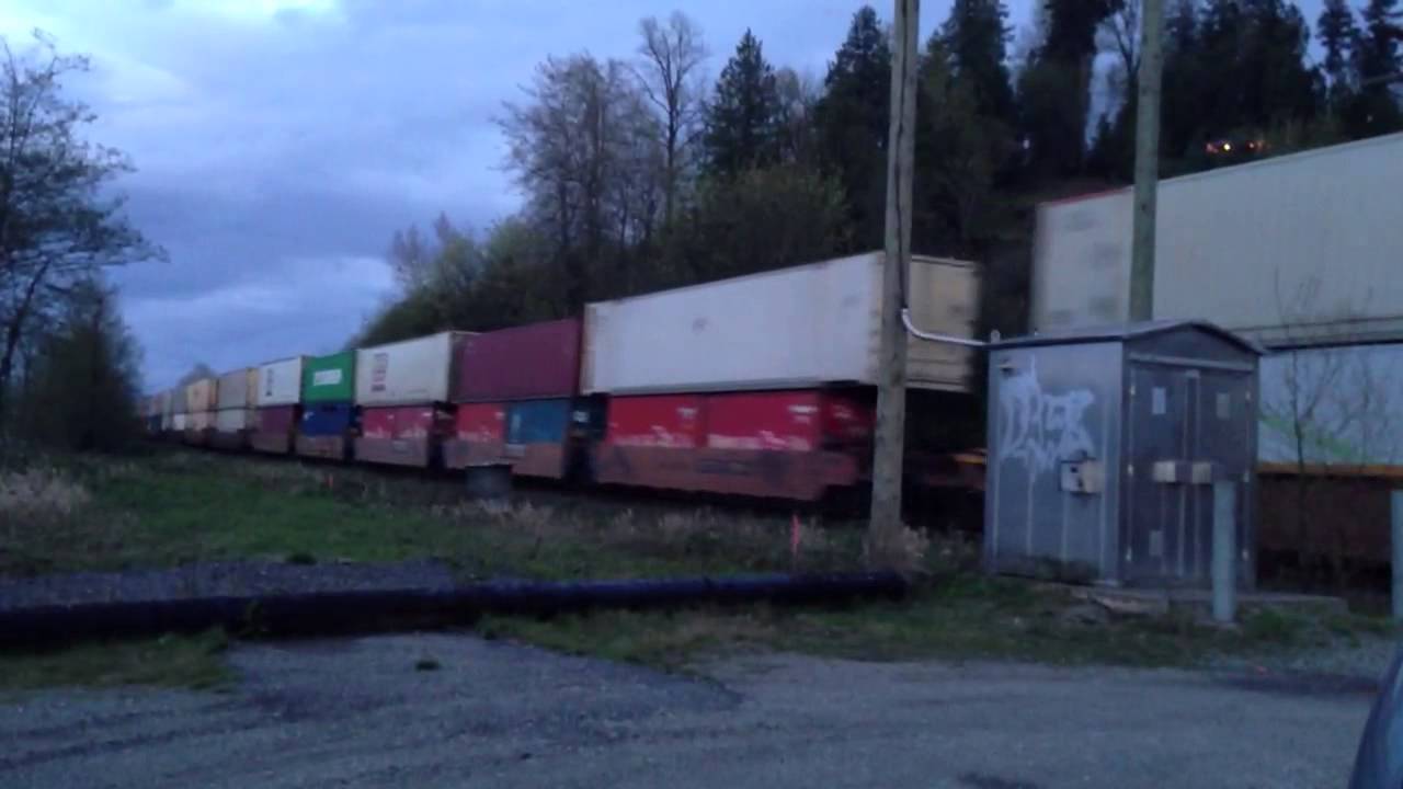 CN Container Train - YouTube