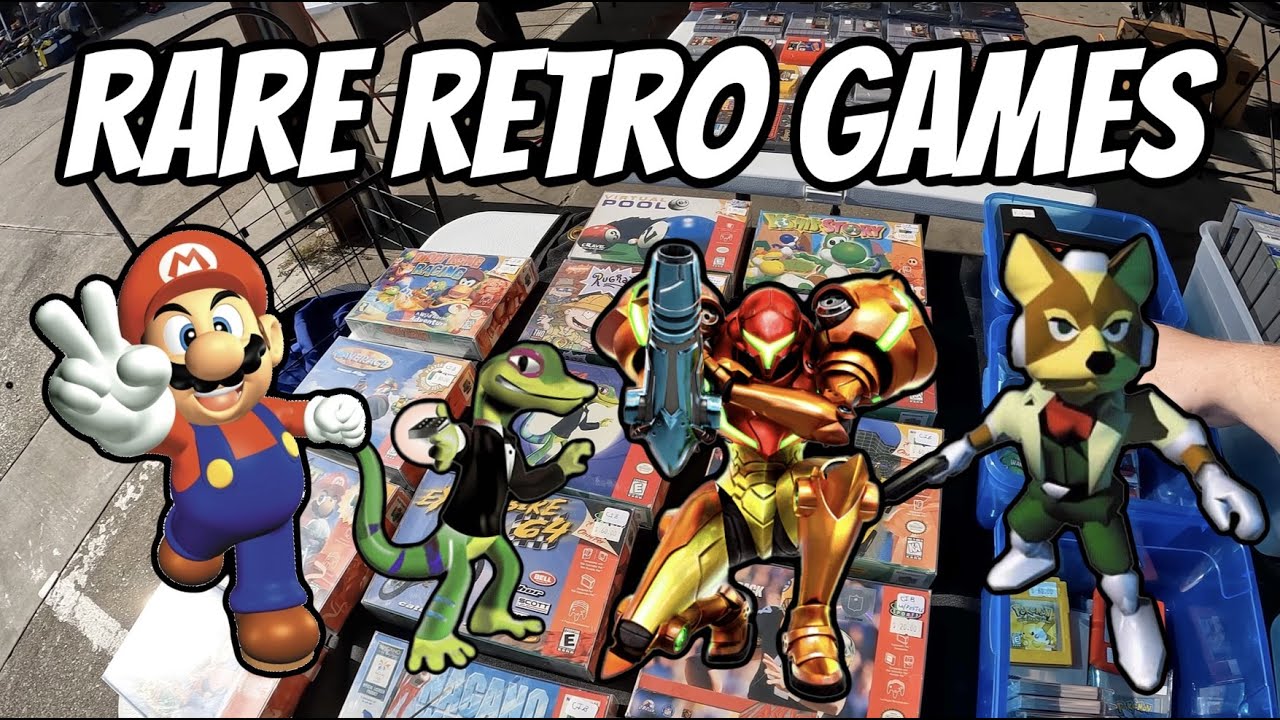 VIDEO GAME GALORE (FLEA MARKET VIDEO) - YouTube