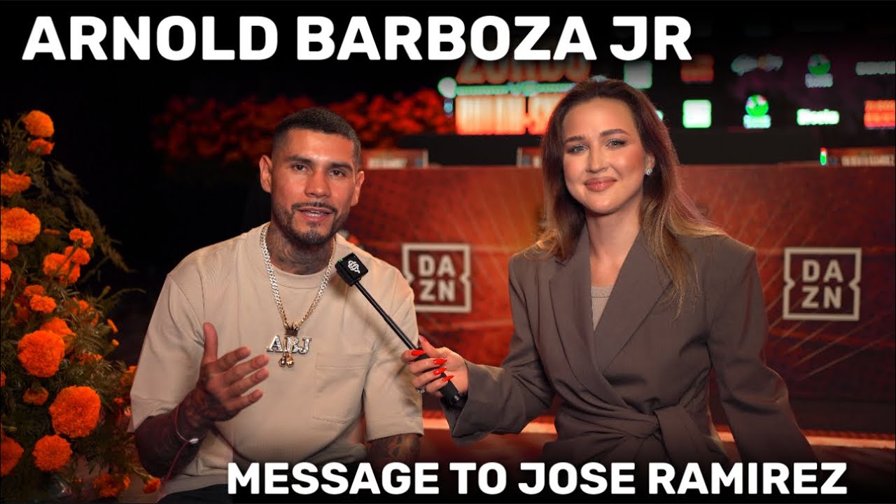 ARNOLD BARBOZA JR MESSAGE TO JOSE RAMIREZ, EXPLAINS THEIR BEEF, TALKS TEOFIMO, HANEY AND RYAN ...