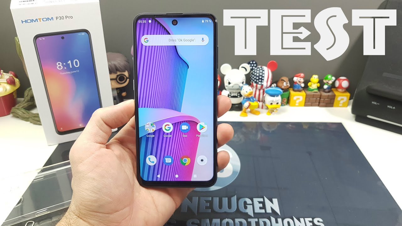 Homtom P30 Pro TEST moins de 100e et ecran percé - YouTube