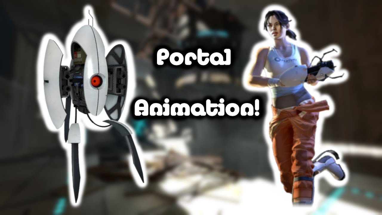 Portal Animation | Chell Teaches Turret How To Fly! (SFM) - YouTube