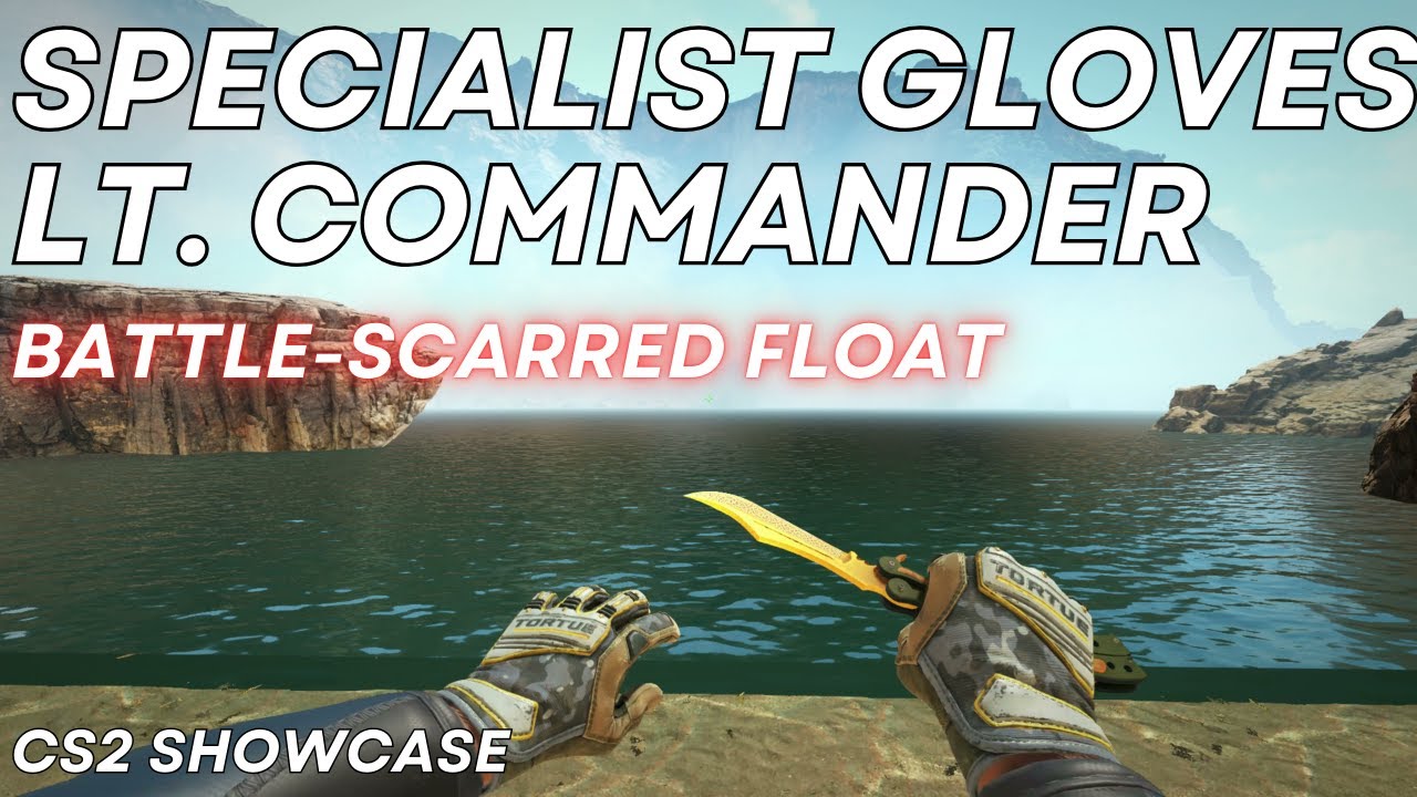 Specialist Gloves Lt. Commander (Battle-Scarred) | CS2 Skin Showcase ...