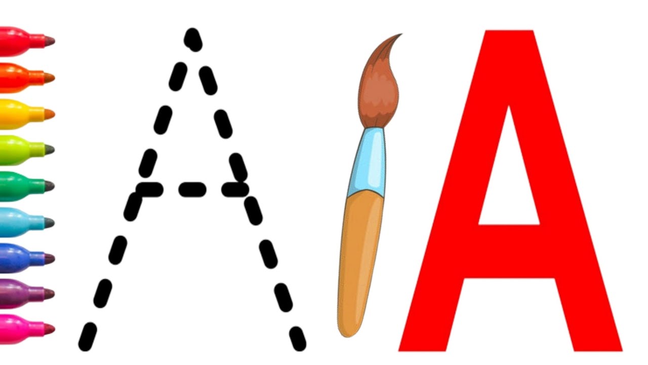 A for Apple,B for Ball, Alphabets, छोटे बच्चों की पढ़ाई,kids class,# ...