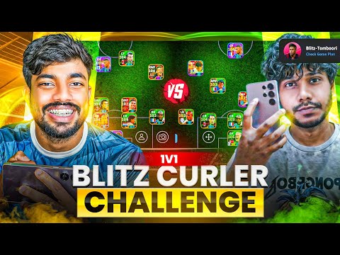 1 V 1 BLITZ CURLER CHALLENGE😂🔥 || WITH SAMSUNG GALAXY S25 ULTRA 😍 || PES MASTER 🆚️ MR TOMBOY