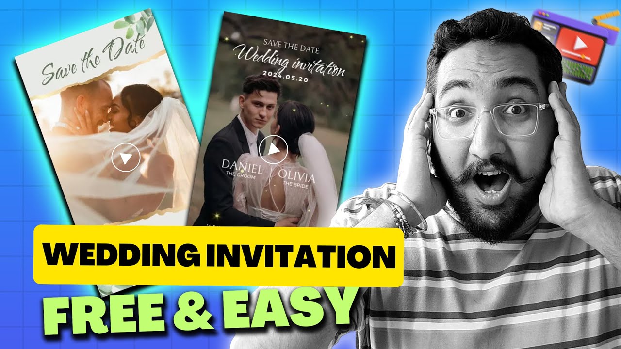 Wedding Invitation Video Template Free Download YouTube Wedding Invitation Video Template Free Download YouTube