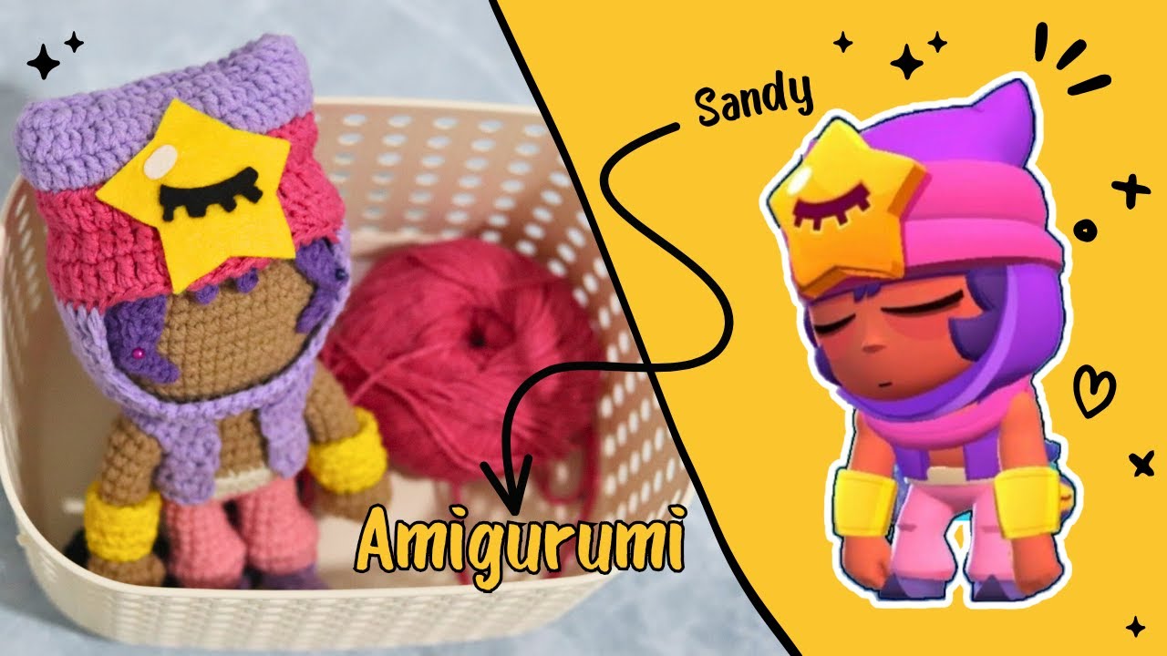Hice un PELUCHE de BRAWL STARS con lanas: Mi proceso de creación ...
