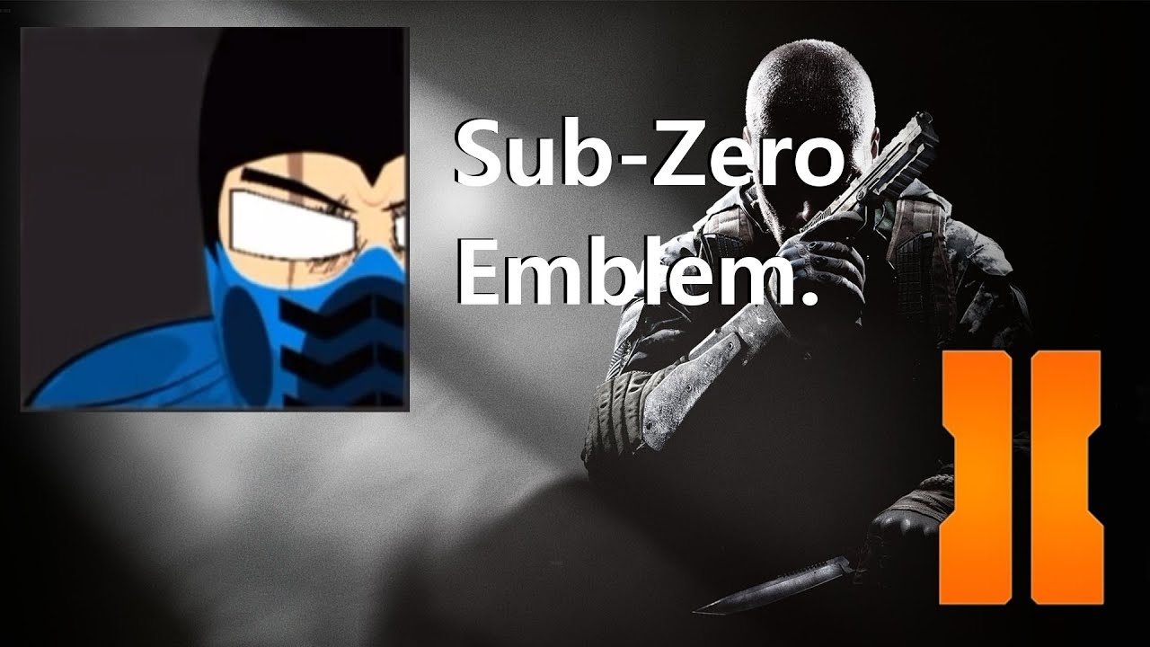 black ops 2 sub-zero emblem - YouTube