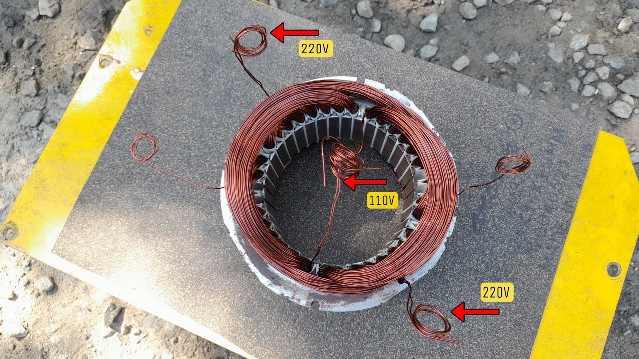 මෝටර් - ජෙන⁣රේටර් කොයිල් නැවත එතීම | Rewinding | How to Motor ...