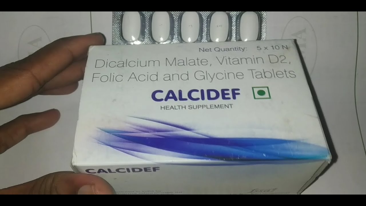 Calcidef tablets,calcidef tablets uses - YouTube
