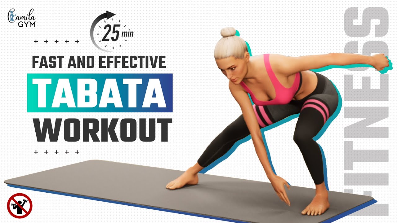 25 Home Workout Minute TABATA Challenge for MAXIMUM Fat Burn! - YouTube