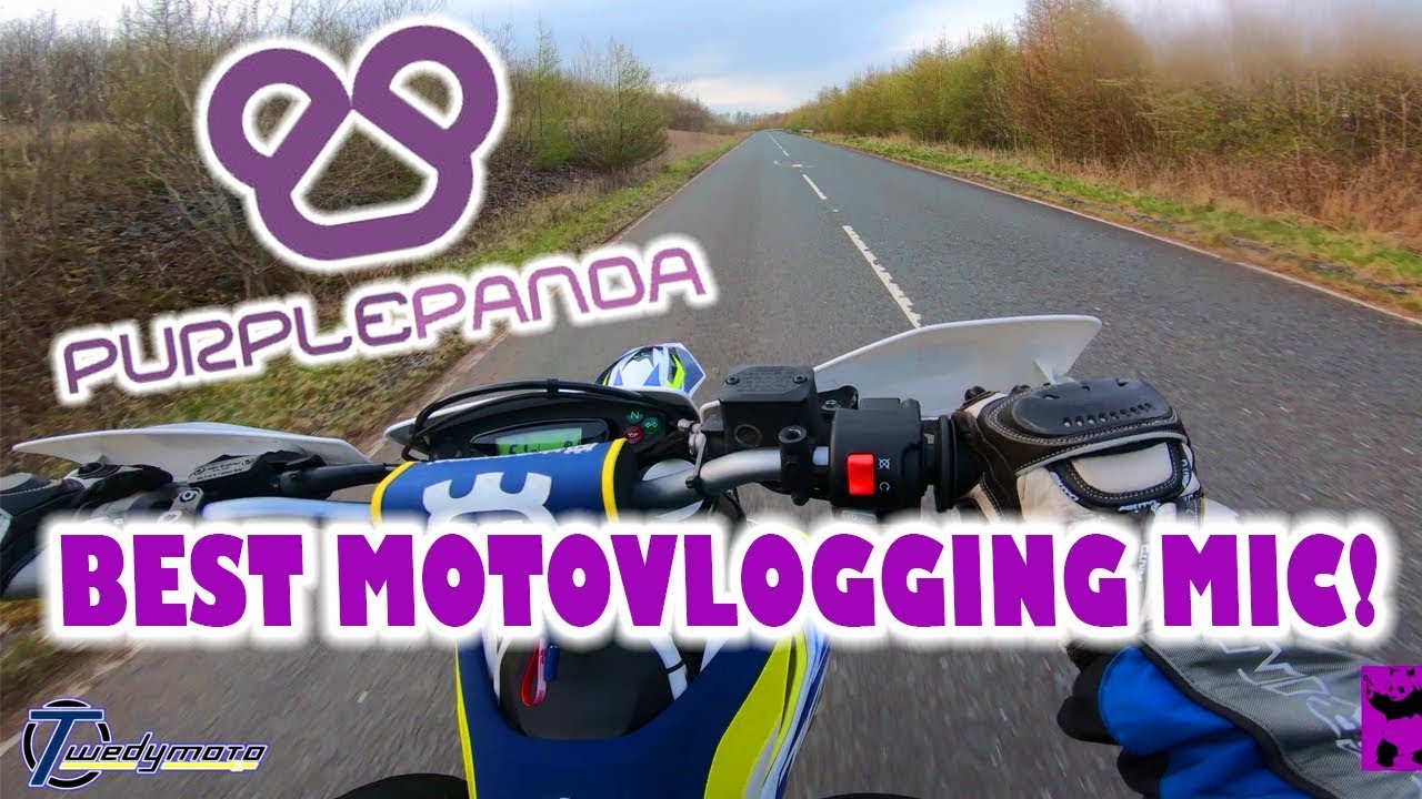 PURPLE PANDA MIC REVIEW | BEST MOTOVLOGGING MICROPHONE!! | 701 WHEELIES ...