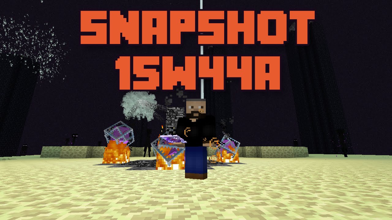 Minecraft 1.9 - Snapshot 15w44a: End Crystals - YouTube