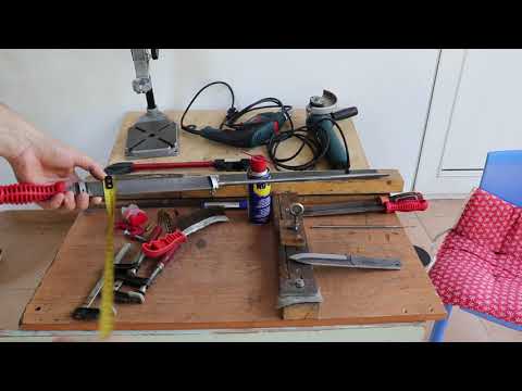 bıçak yapımı için ihtiyacınız olan her şey bu videoda