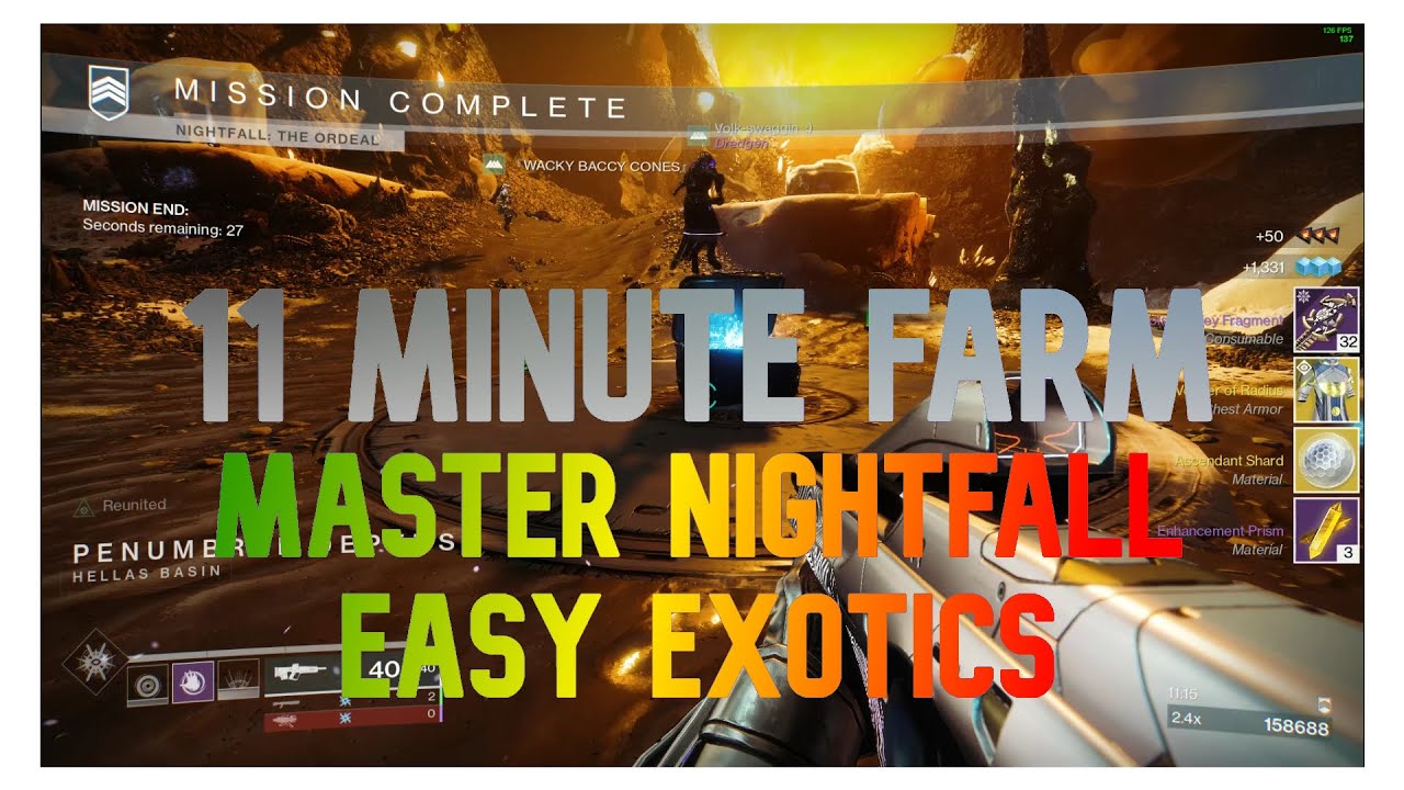 Strange Terrain in 11 Minutes EASY EXOTIC FARM (Destiny 2 Season of ...