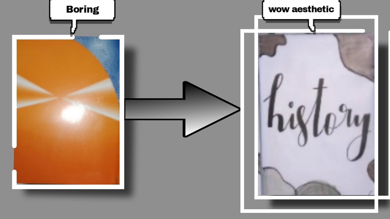 Turning boring books into aesthetic notebooks📚⚡| Decorating books for ...