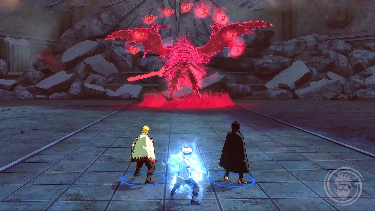 Naruto, Sasuke And Boruto VS Merz Full Fight (4K 60fps) - Naruto Storm ...