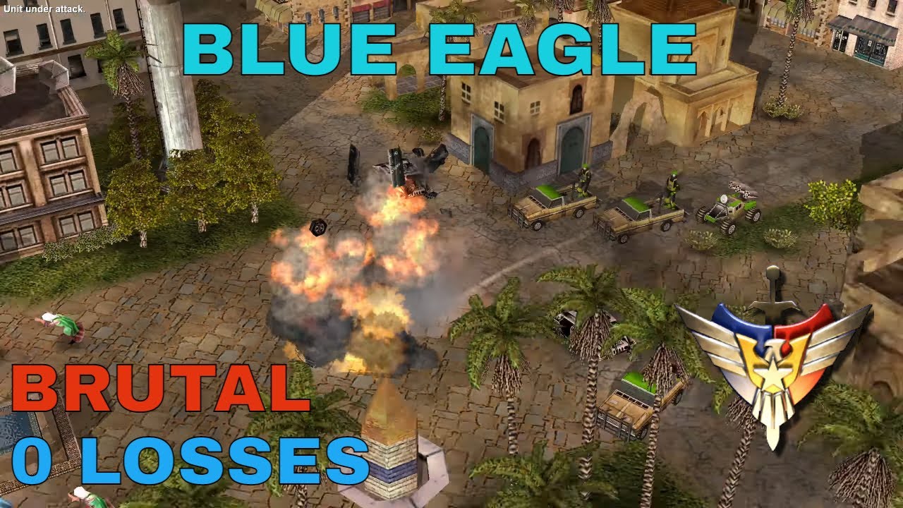 Command and Conquer Generals USA Mission 5 : BLUE EAGLE (BRUTAL ...