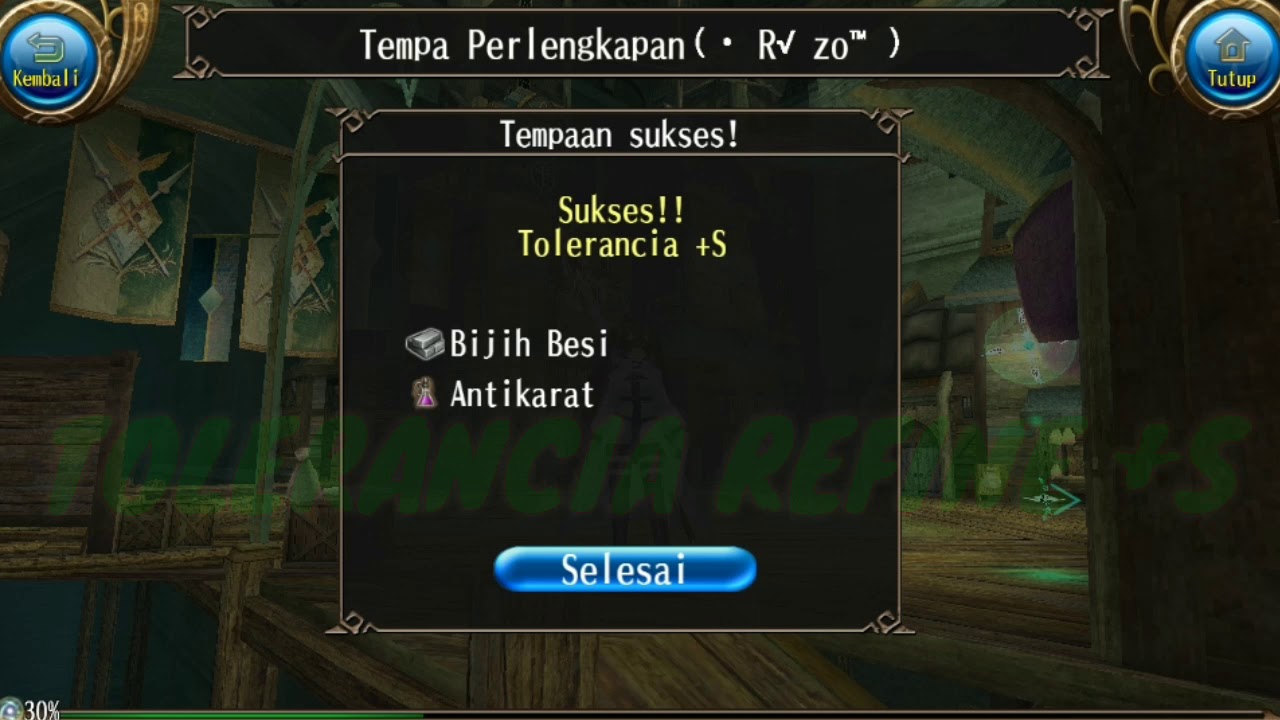 HOW REFINE TOLERANCIA +S WITH BS LUK TORAM ONLINE - YouTube