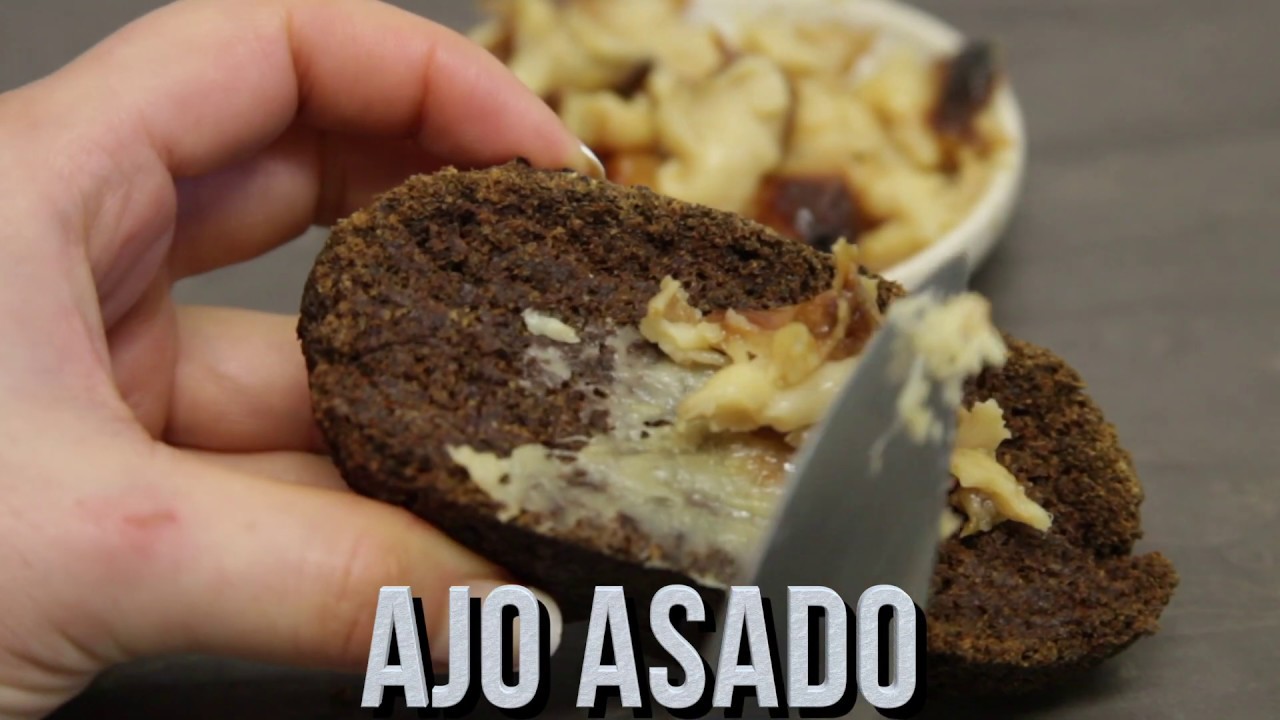 Ajo asado | Como se hace ajo al horno | La receta más fácil y deliciosa ...