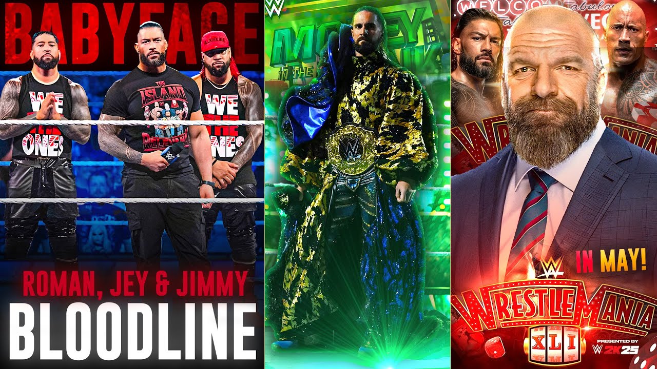 BABYFACE Bloodline Is COMING 🤯! Roman Reigns, Jey Uso & Jimmy Uso | WM ...