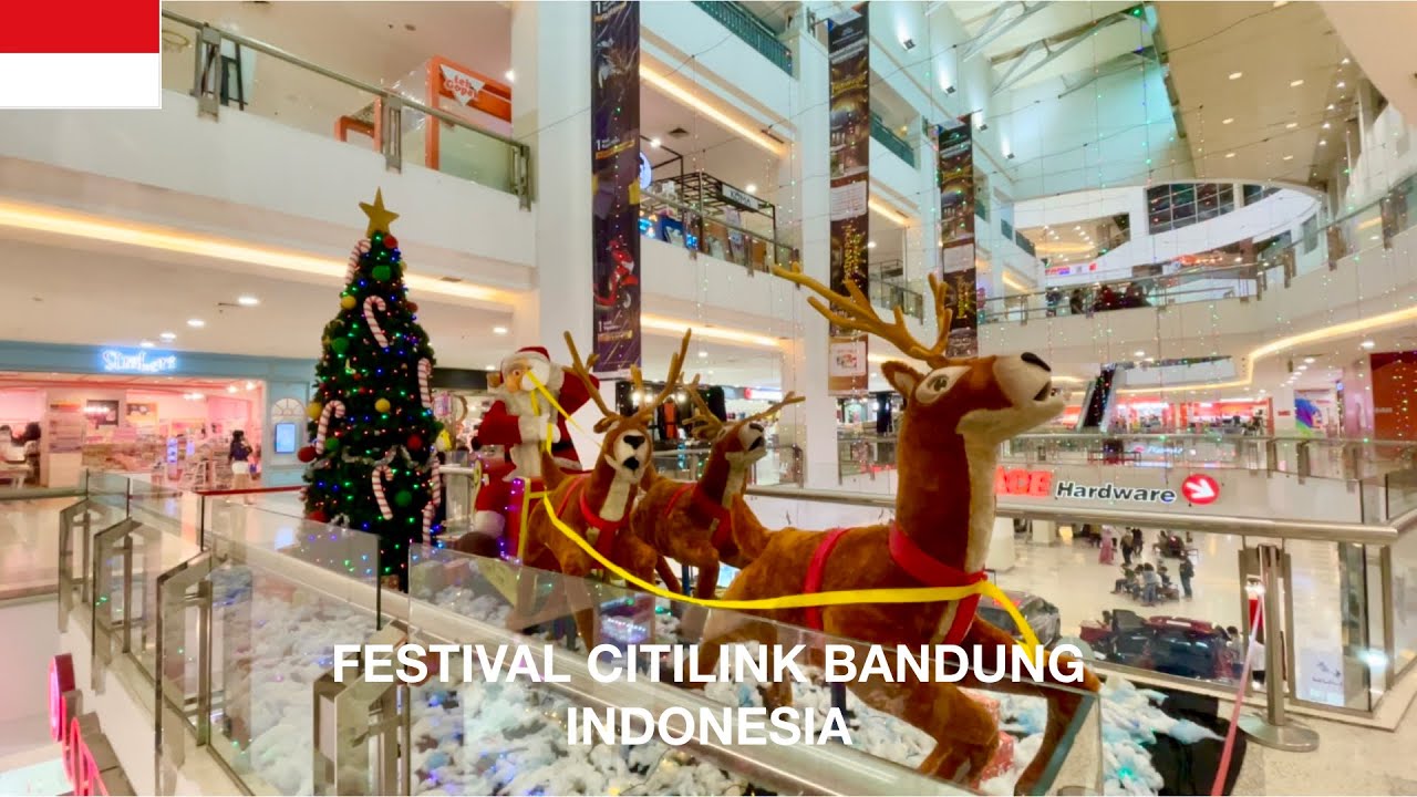 Bandung Festival Citilink Shopping Mall in Indonesia [4K HDR] Suasana ...