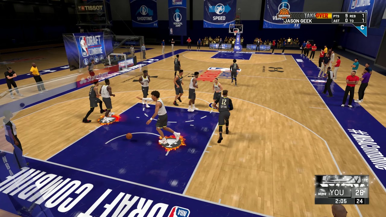NBA 2K20 My Career ~ Ep.5 ~ Draft Combine 5 vs 5 Game - YouTube