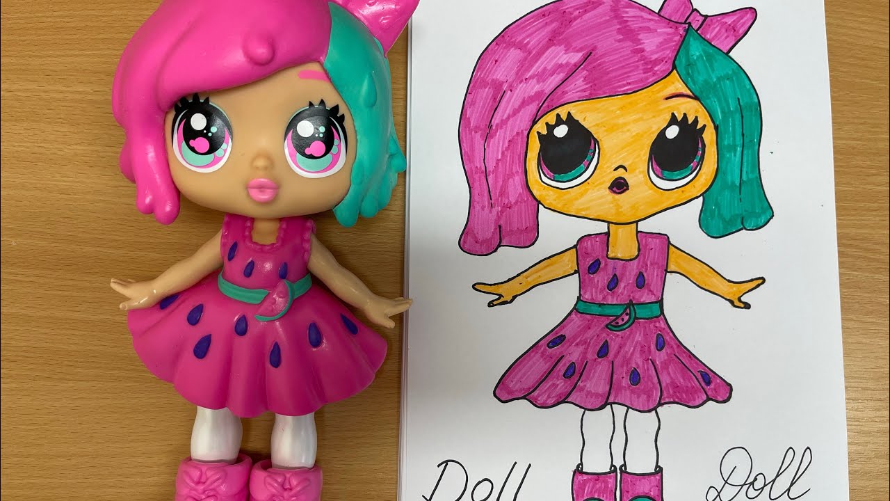 How to draw a cute doll | easy drawing | learn to draw step by step ...
