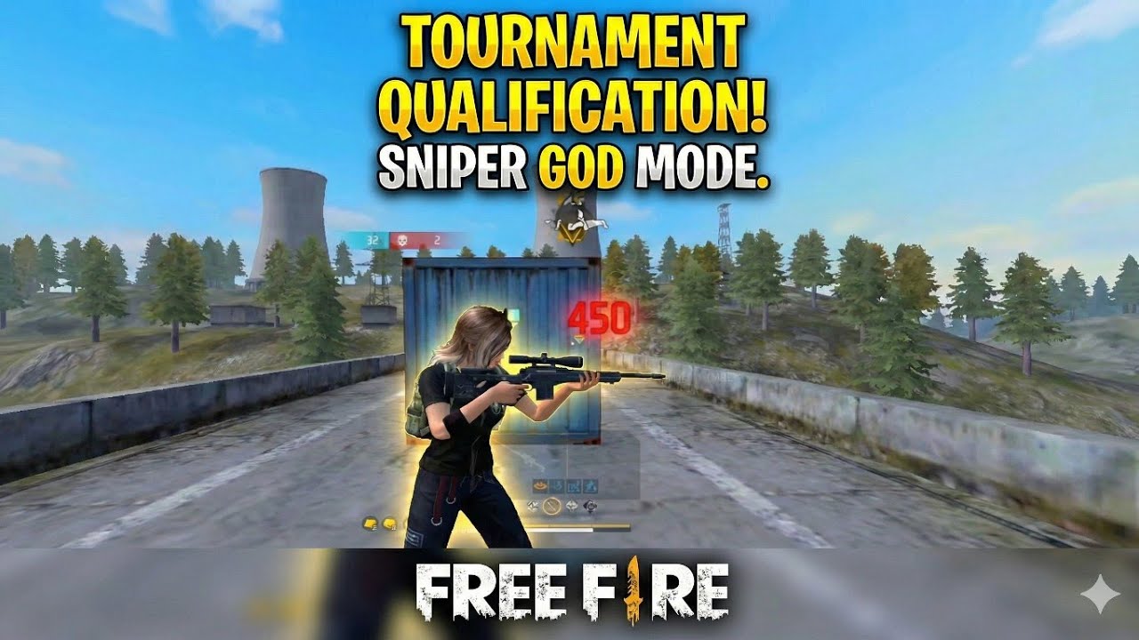 SNIPER GOD MODE! 🎯 Tournament Qualification Match Gameplay | Free Fire ...