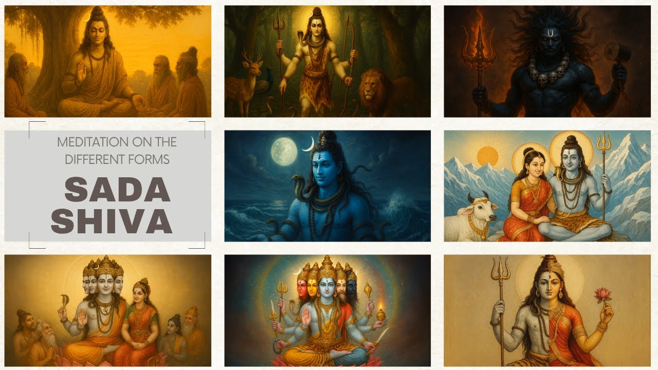 Different Forms of Sadashiva | Powerful Shiva Dhyana for Peace and ...
