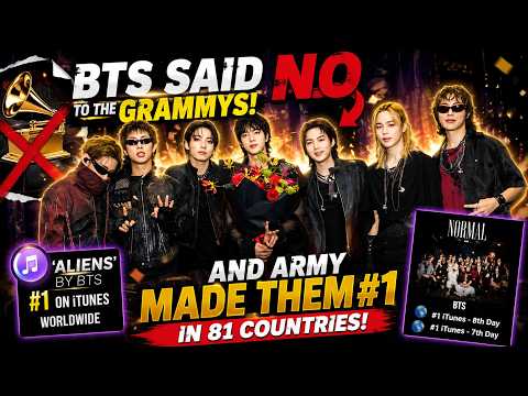 BTS Turned Down the Grammys and ARMY Sent 'Aliens' to No.1 in 81 Countries