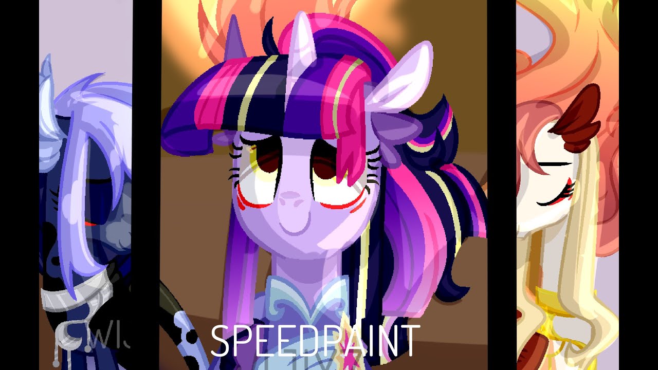 [mlp base edit] Coronation of the new ruler of Equestria-SPEEDPAINT ...
