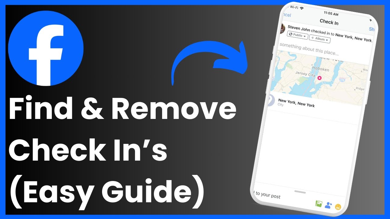 How To Find And Remove Check Ins On Facebook ! - YouTube