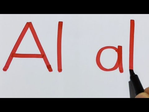 Al El Ak yazılışı - Elakin dik temel harfler yazılışı - Alfabe yazılışı