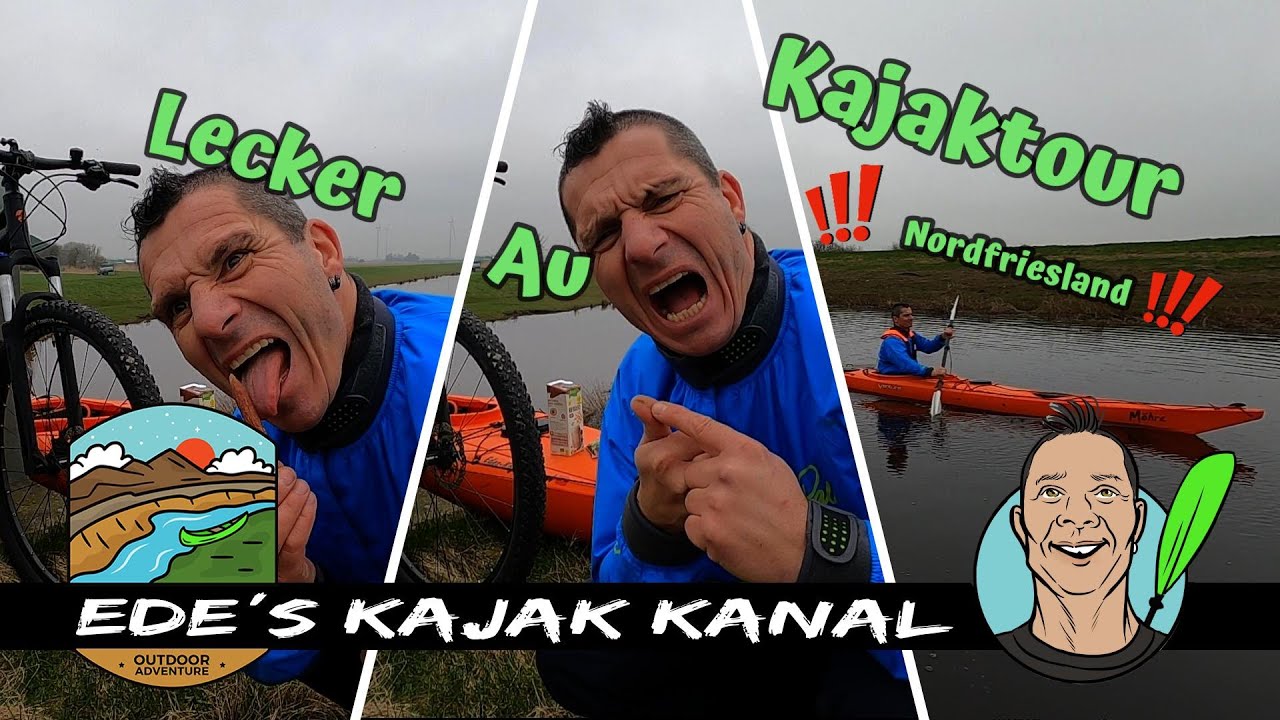 Lecker Au Kajaktour in Nordfrieslad - YouTube
