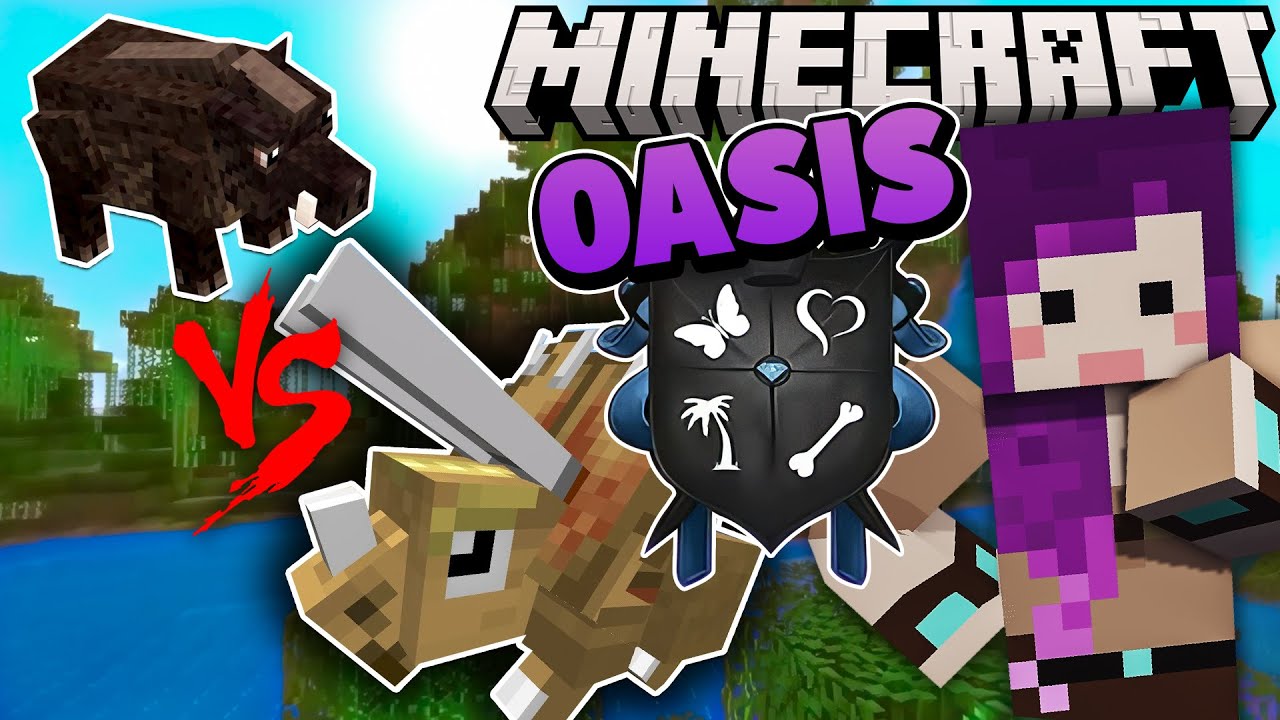 Wild Boar vs Dinosaur in Minecraft Oasis | Ep.32 - YouTube
