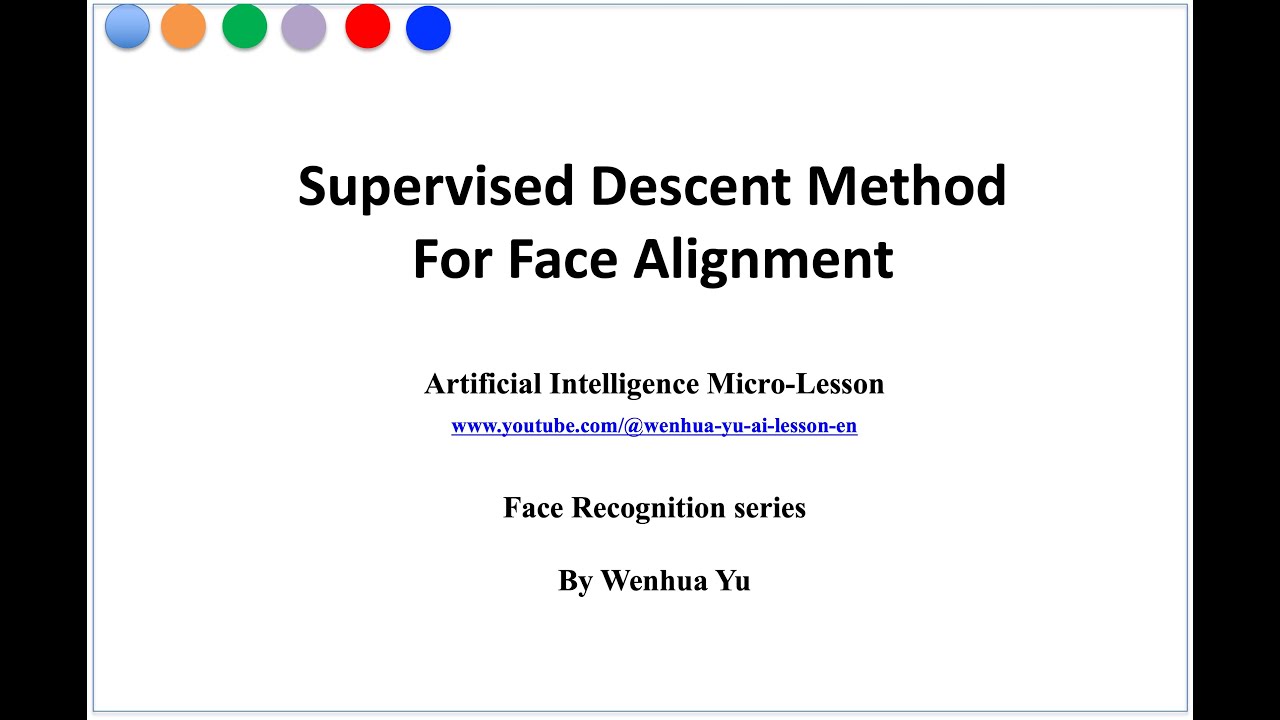 Supervised Descent Method for Face Alignment - YouTube