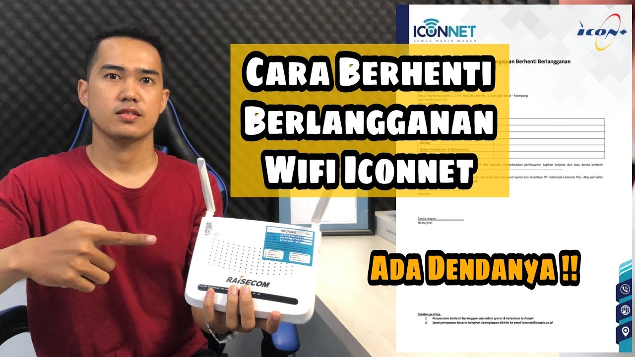 CARA BERHENTI BERLANGGANAN ICONNET | RESMI DAN AMAN !! - YouTube