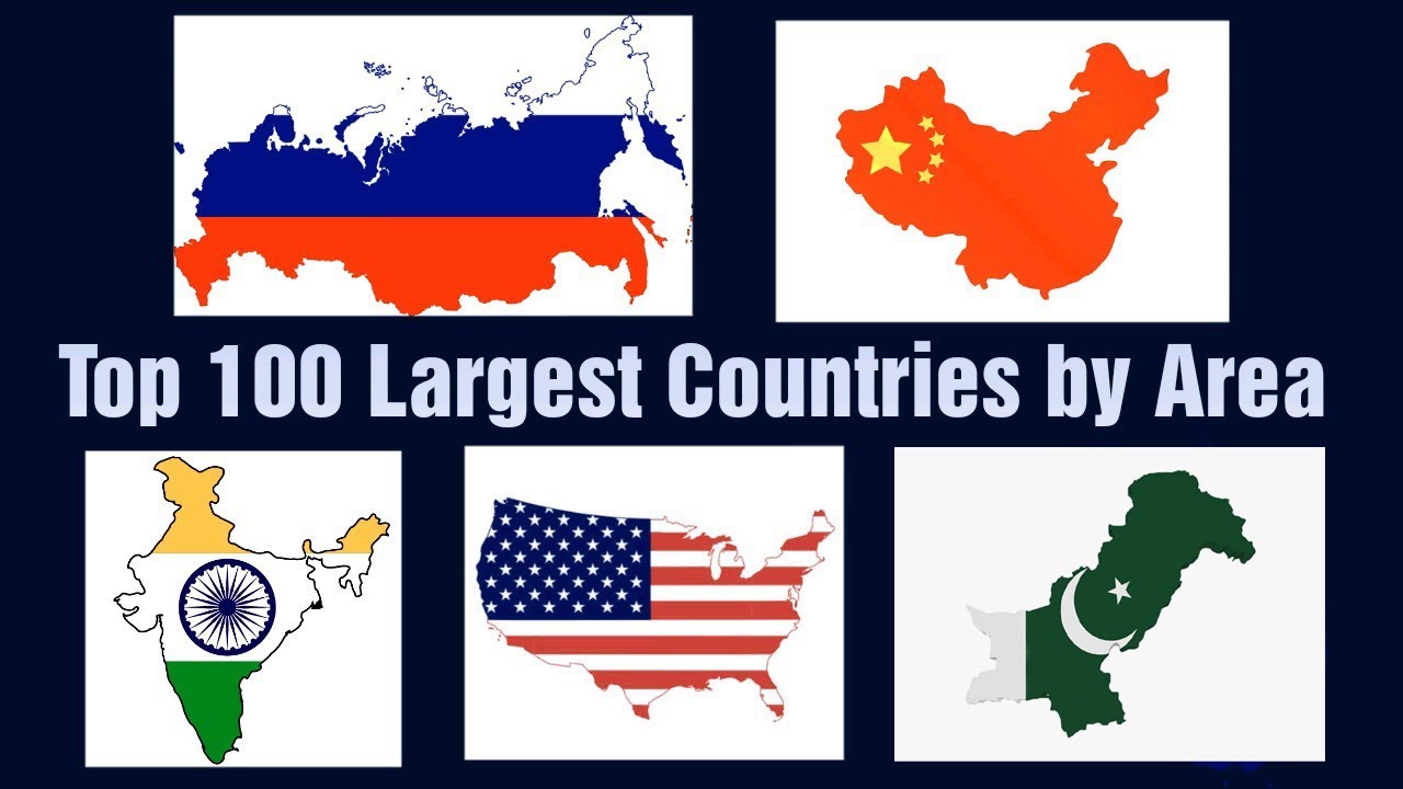 Top 100 Countries By Land Area | 2020 | Zoom Tv Lodhran | - YouTube
